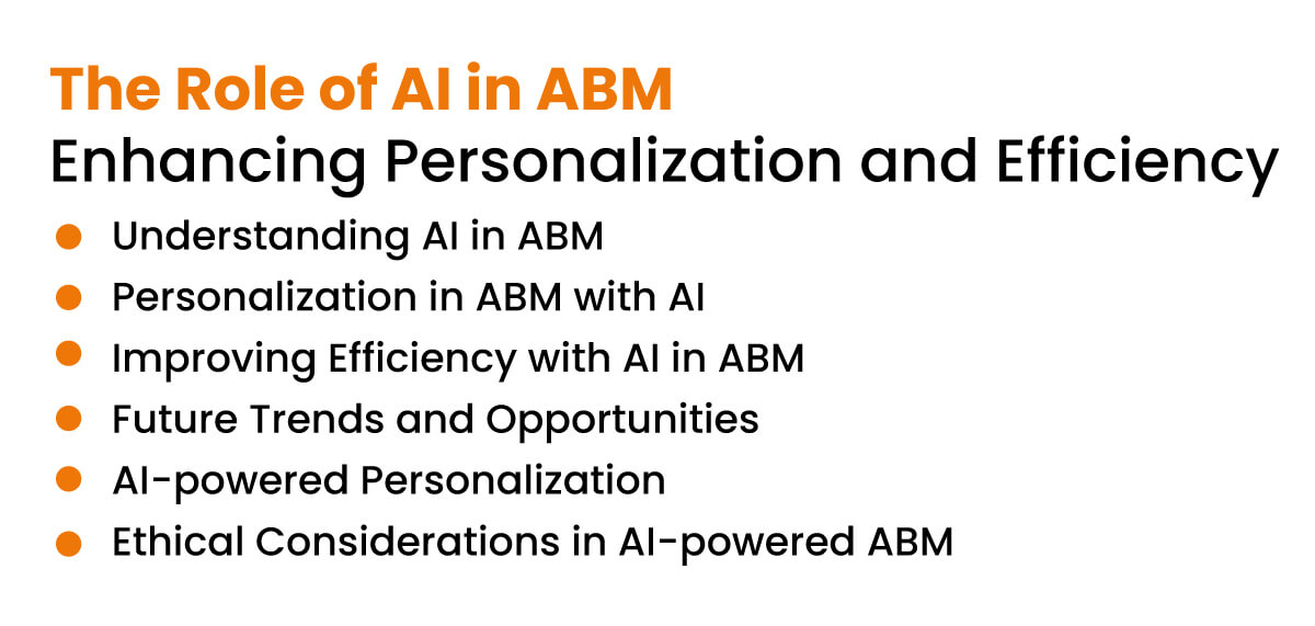 The Role of AI in ABM: Enhancing Personalization and Efficiency - Only-B2B