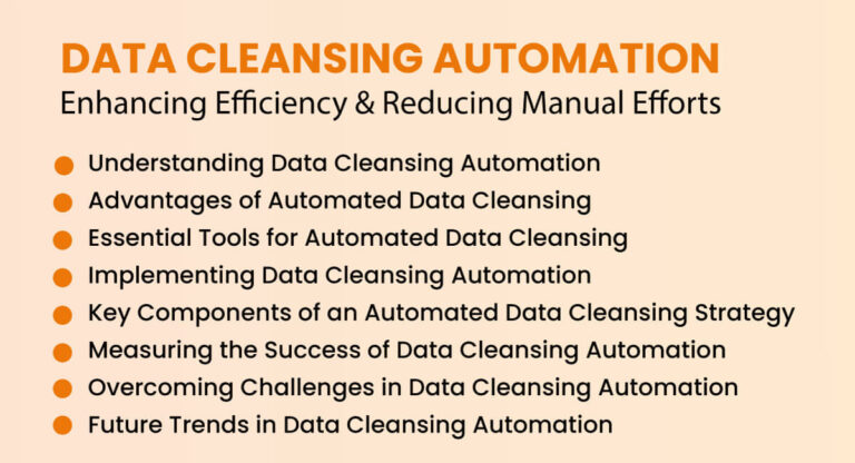 Data Cleansing Automation: Enhancing Efficiency and Reducing Manual Efforts - Only-B2B
