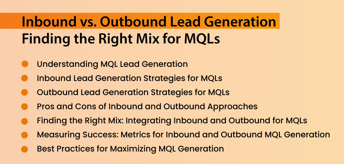 Inbound vs Outbound Lead Generation: A Comprehensive Guide